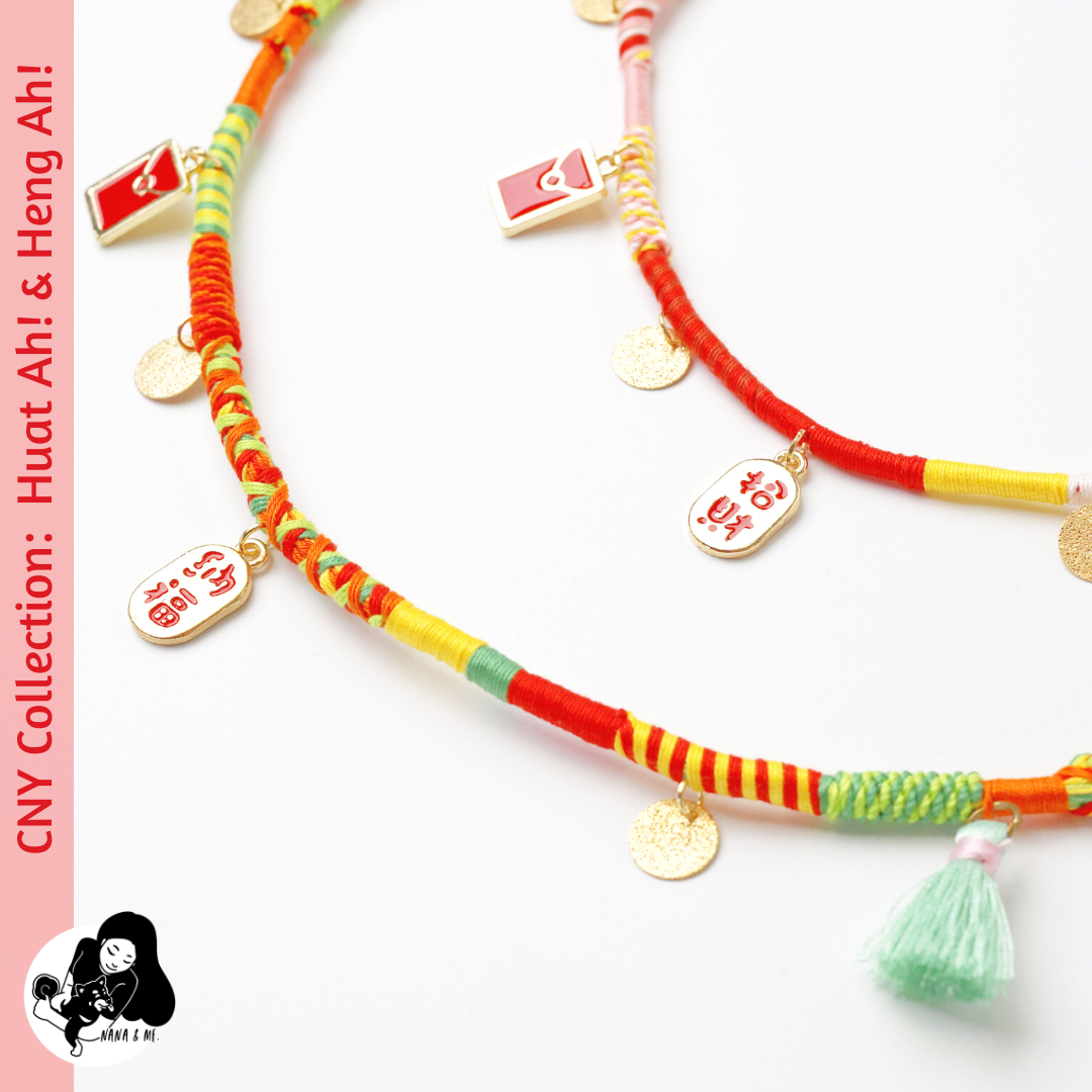 Pet Necklace - Huat Ah! & Heng Ah! 招财纳福 – Nana & Me.