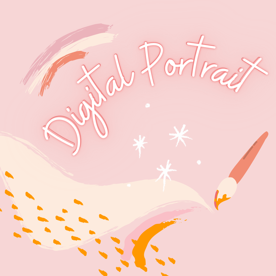 Digital Portrait - Minimalistic Style – Nana & Me.